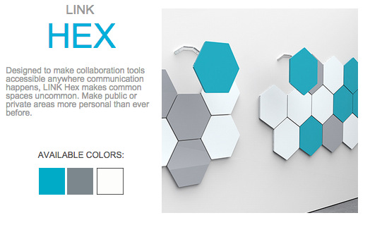LINK Whiteboards: Hex, Wedge, and Board